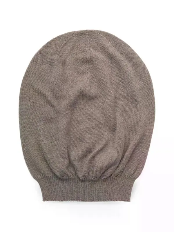 Rick Owens Ribbed-knit Beanie Hat