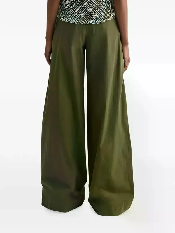 TWP The Next Didi Pleated Raw-hem Trousers