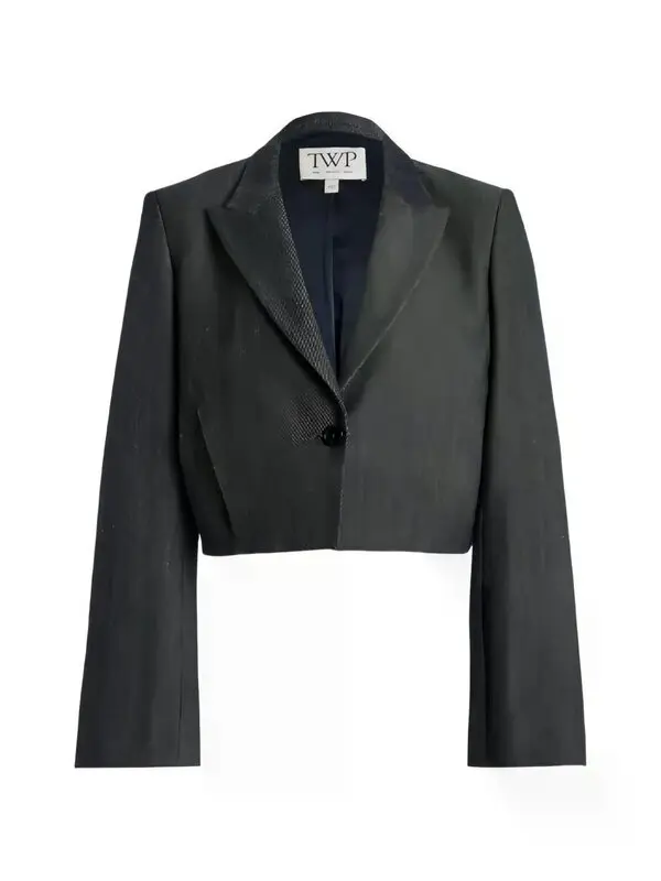 TWP Short Story Cropped Blazer