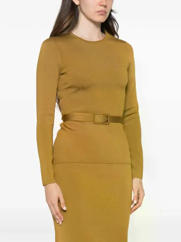 TOM FORD Belted Long-sleeve Sweater