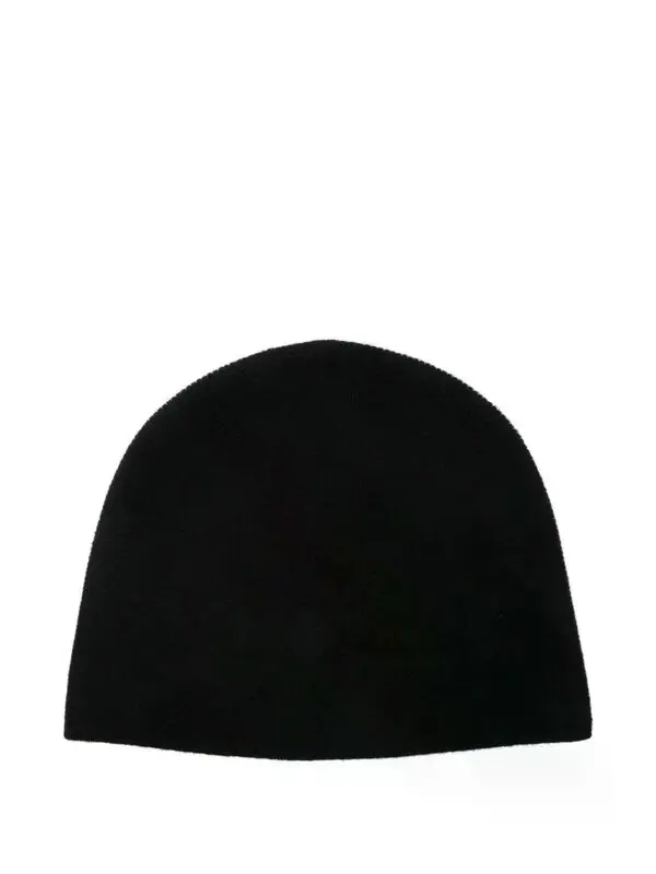 LISA YANG Knitted Beanie Hat - Black