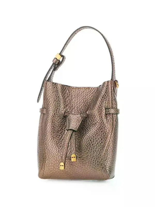 GIANNI CHIARINI Small Sienna Hammered Leather Tote Bag