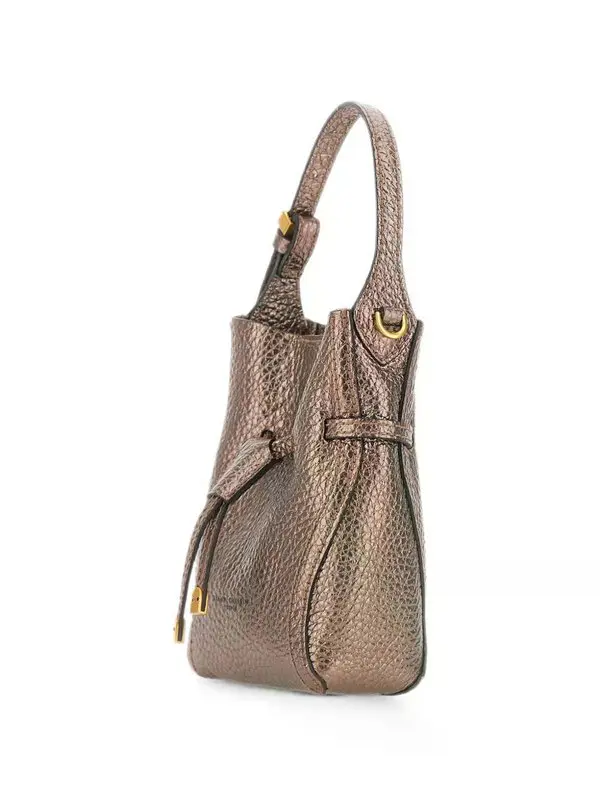 GIANNI CHIARINI Small Sienna Hammered Leather Tote Bag