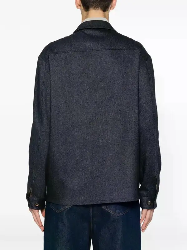 Eleventy Chest-pocket Shirt Jacket