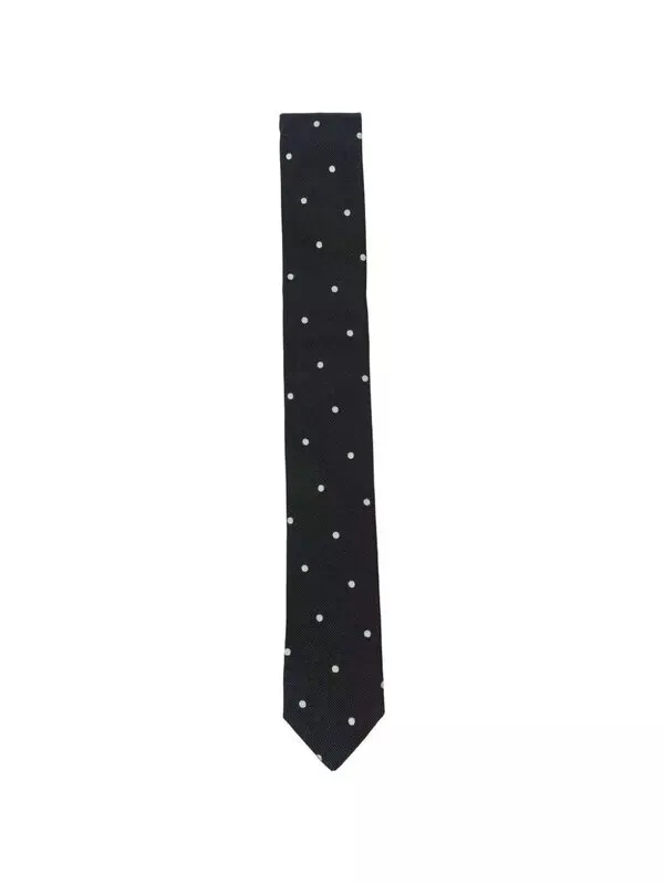 Eleventy Polka-dot Silk Tie