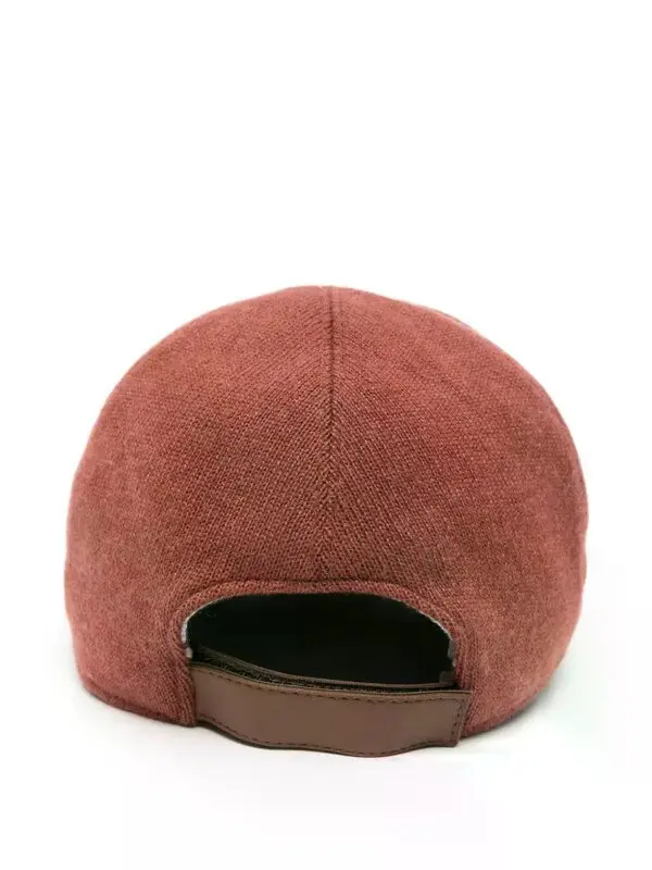 Eleventy Logo-embroidered Cashmere Baseball Cap