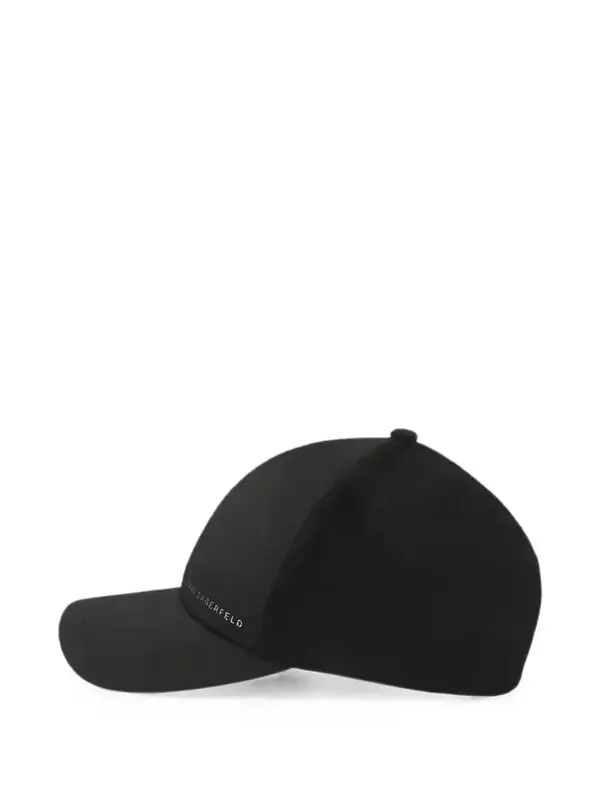 Karl Lagerfeld Logo-print Cotton Baseball Cap