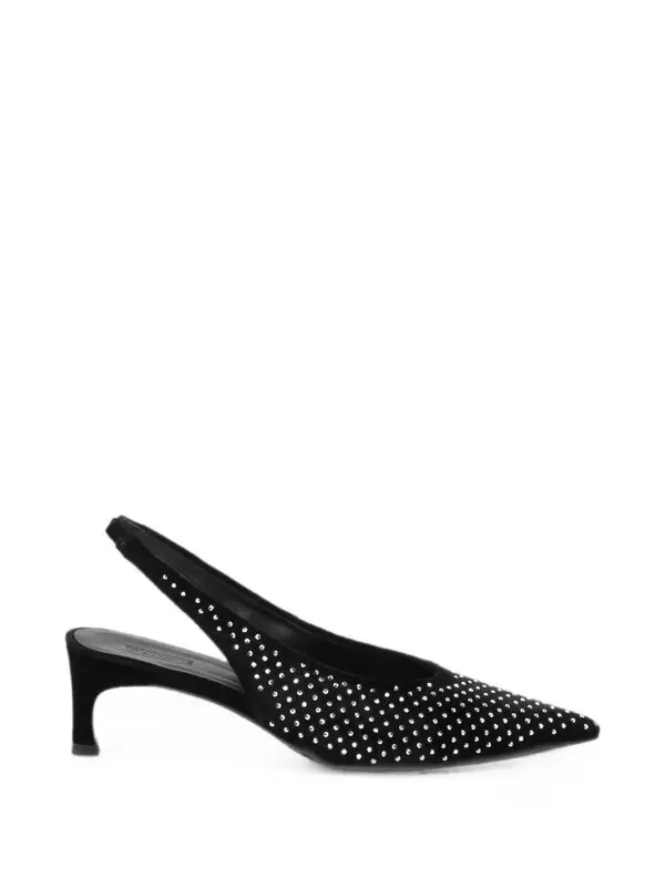 ROTATE BY BIRGER CHRISTENSEN Slingback Rhinestone Velvet Pumps
