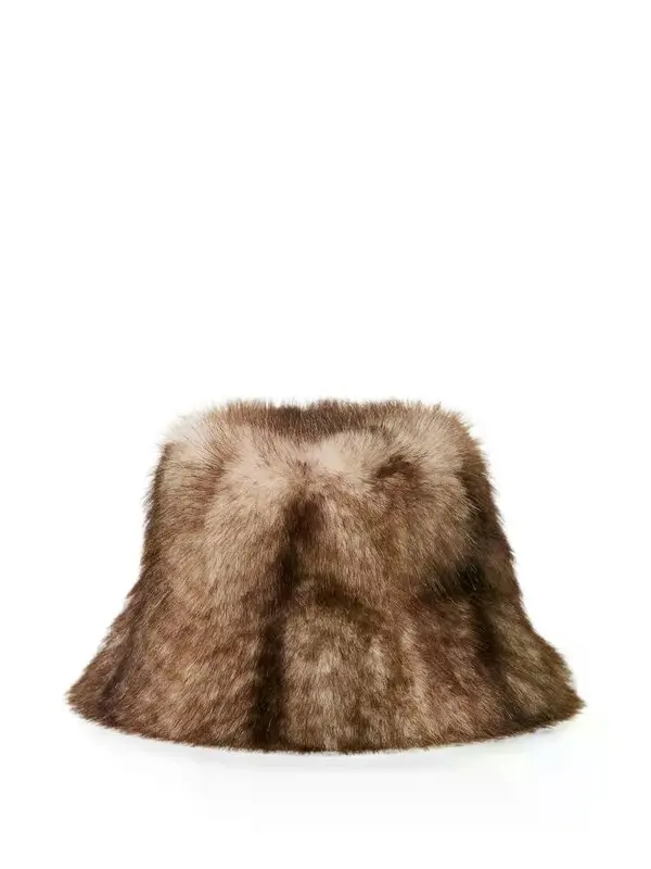 TWINSET Faux-fur Bucket Hat