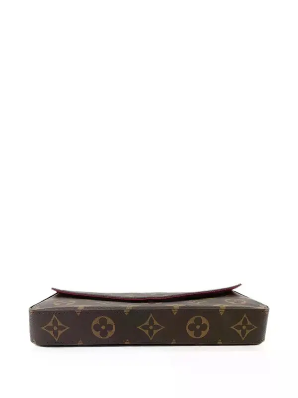 LOUIS VUITTON Monogram Felicie Pochette Shoulder Bag - Brown