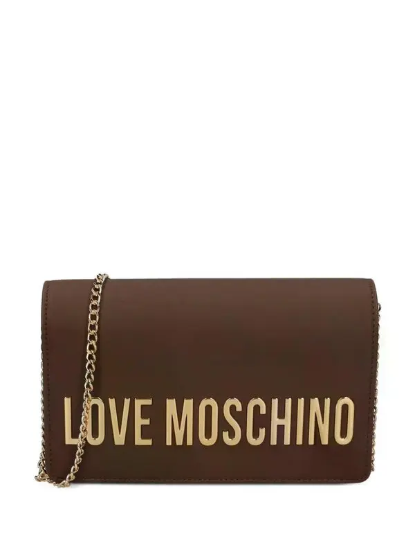 Moschino Logo-embellishment Crossbody Bag - Brown
