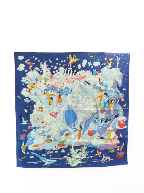 Hermès Graphic-print Scarf