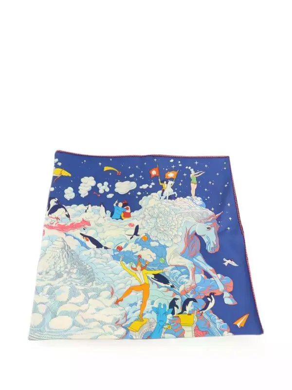 Hermès Graphic-print Scarf