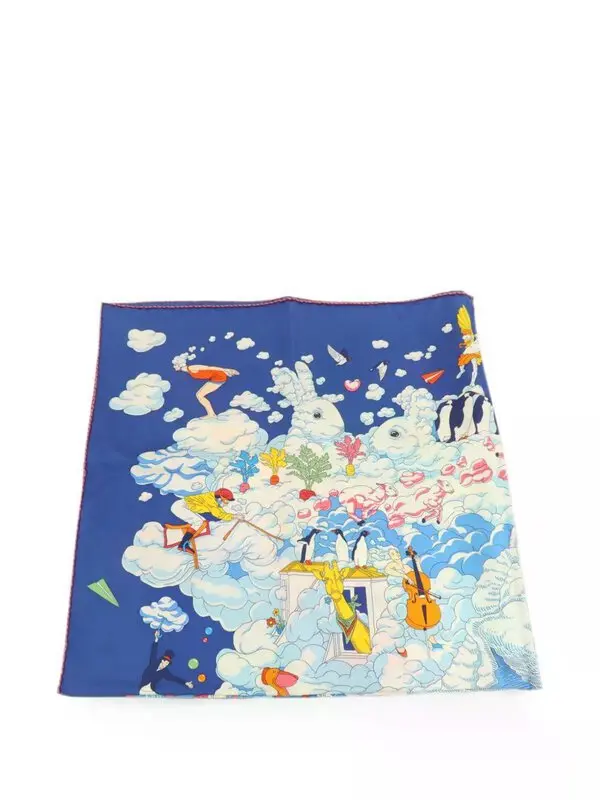 Hermès Graphic-print Scarf