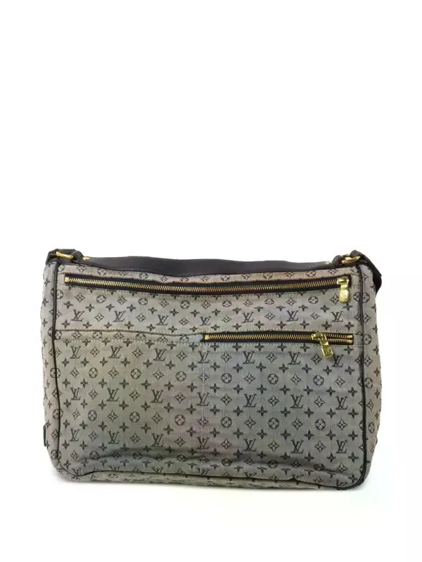 LOUIS VUITTON Mini Lin Sac Maman Monogram Shoulder Bag - Grey