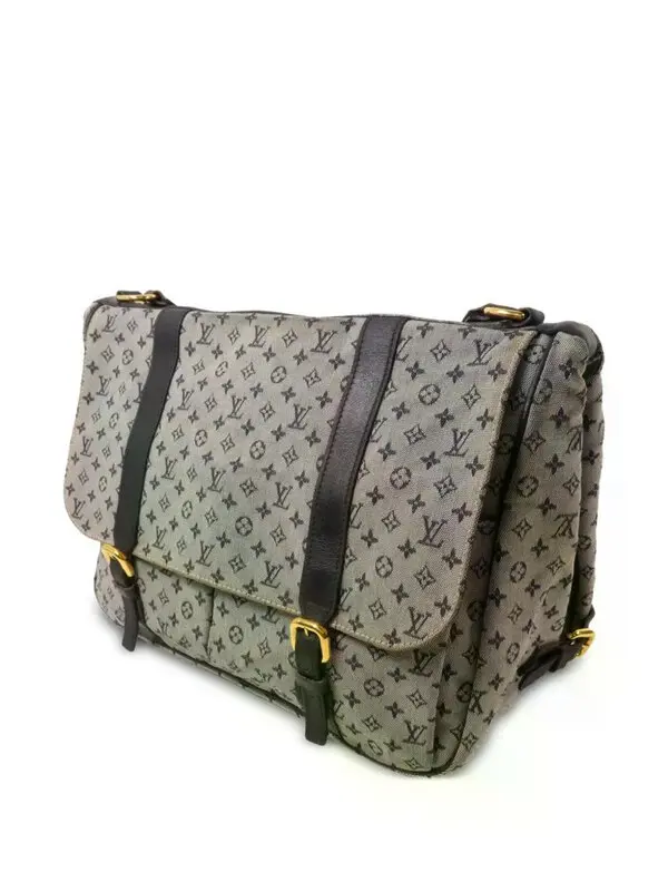 LOUIS VUITTON Mini Lin Sac Maman Monogram Shoulder Bag - Grey