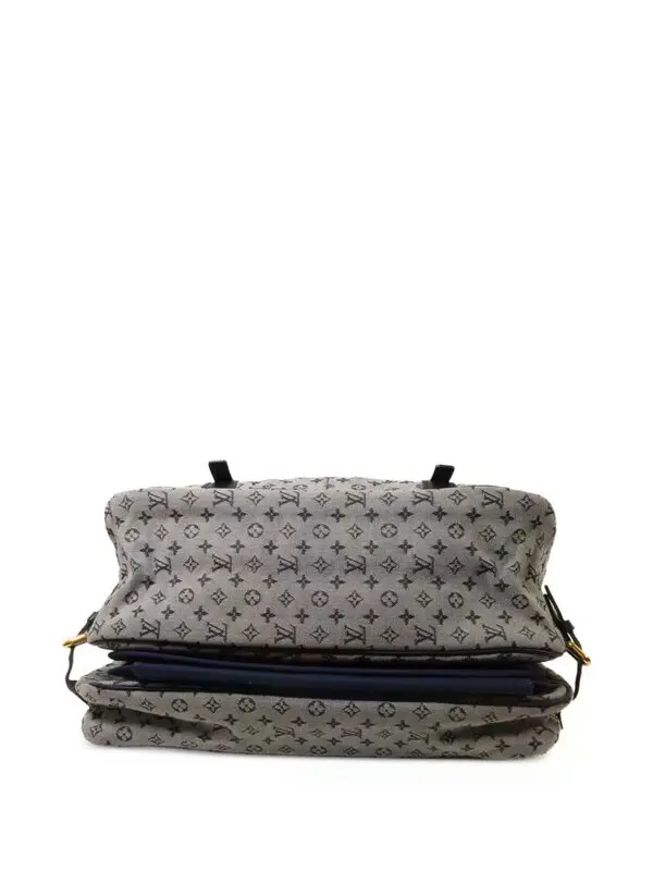 LOUIS VUITTON Mini Lin Sac Maman Monogram Shoulder Bag - Grey