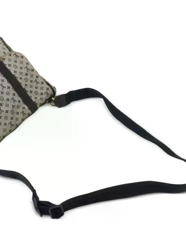 LOUIS VUITTON Mini Lin Sac Maman Monogram Shoulder Bag - Grey