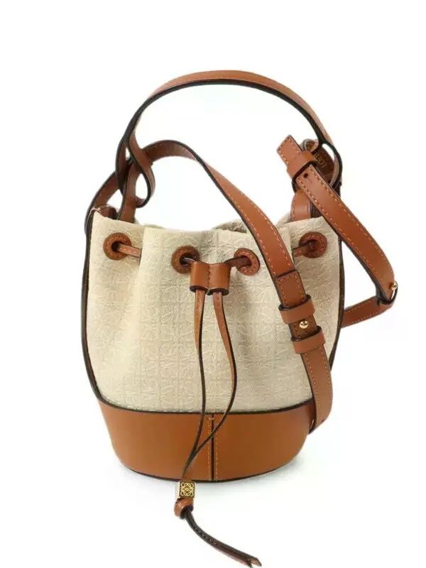 Loewe Mini Balloon Bucket Bag - Neutrals