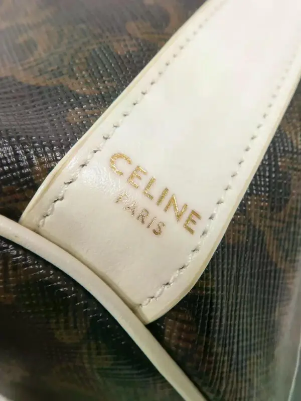 Celine Small Triomphe Drawstring Shoulder Bag - Brown