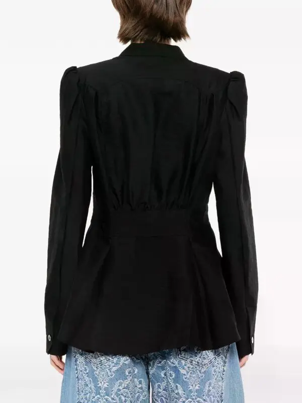 FETICO Draped Wrap Blazer