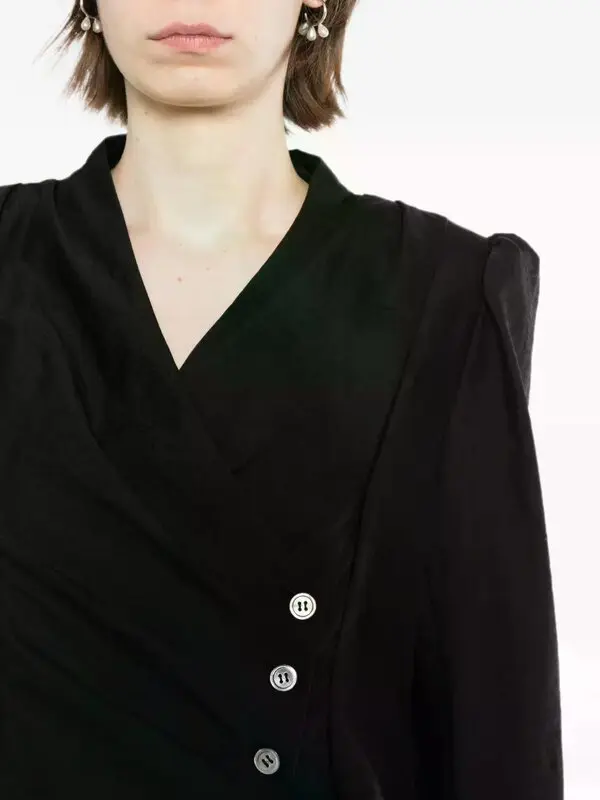 FETICO Draped Wrap Blazer