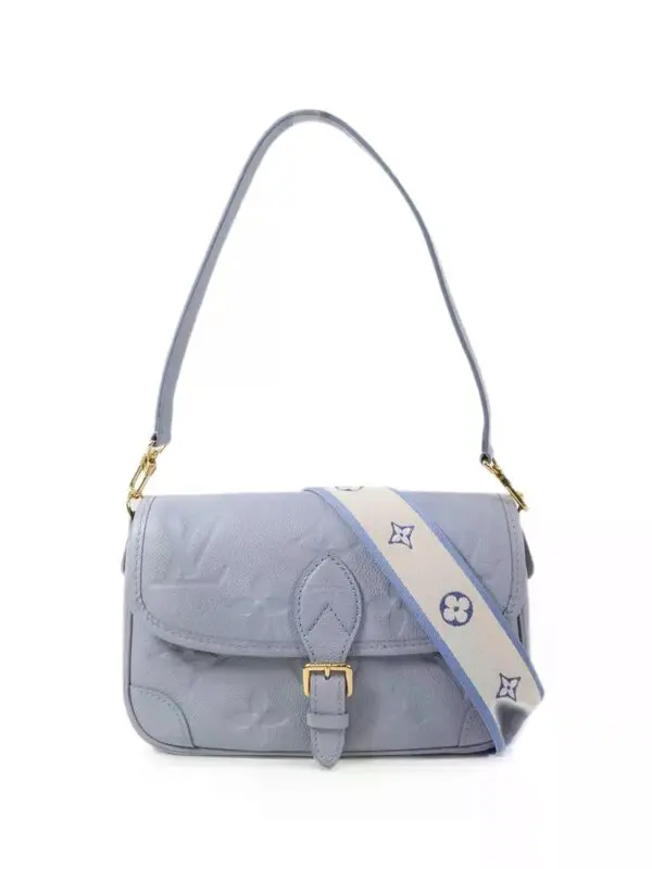 LOUIS VUITTON Pm Diane Monogram Empreinte Shoulder Bag - Blue