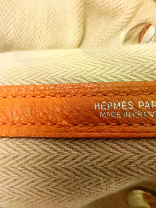 Hermès 2009 Pm Garden Party Tote Bag - Orange
