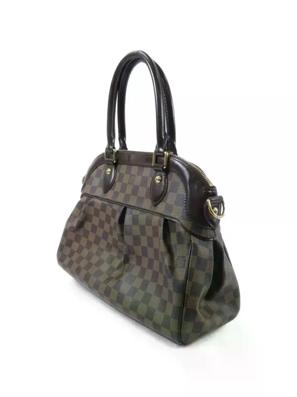 LOUIS VUITTON Damier Trevi Tote Bag - Brown