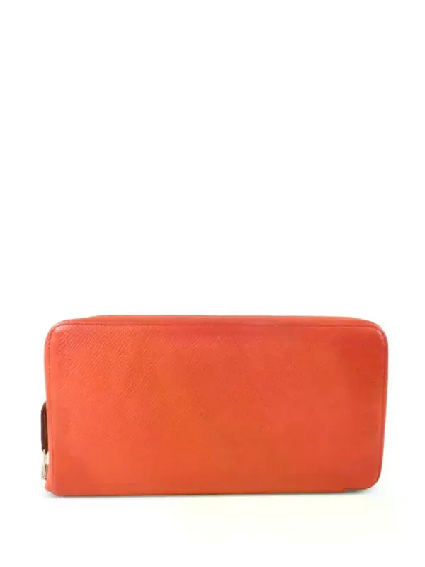 Hermès Leather Wallet - Orange