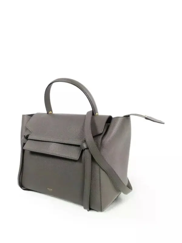 Celine Micro Belt Tote Bag - Grey