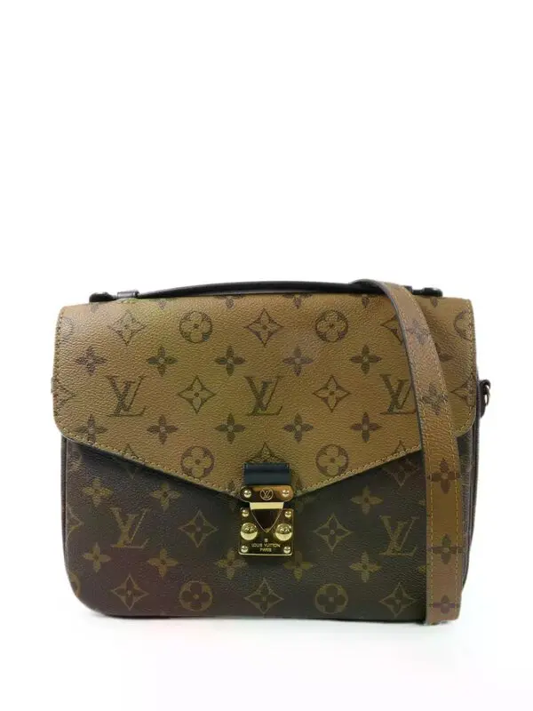 LOUIS VUITTON Pochette Metis Monogram Reverse Shoulder Bag - Brown