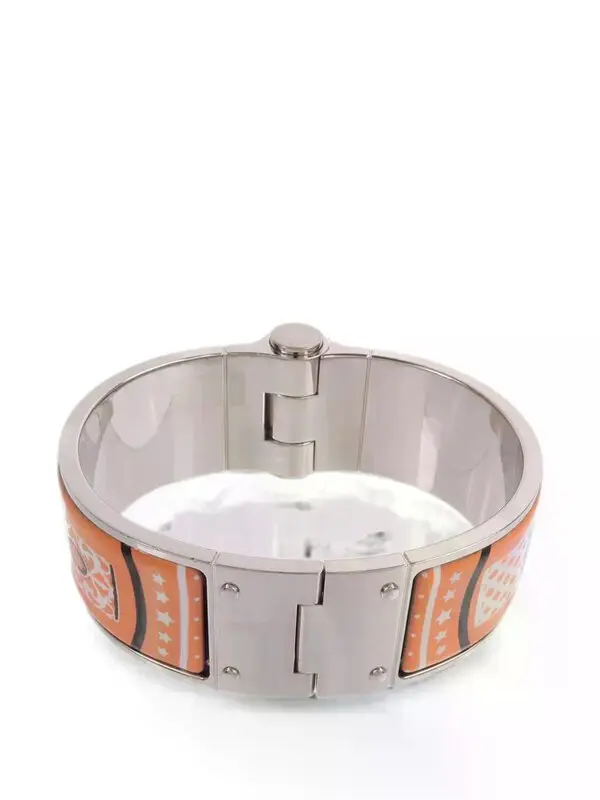 Hermès Charniere Enamel Bangle Bracelet