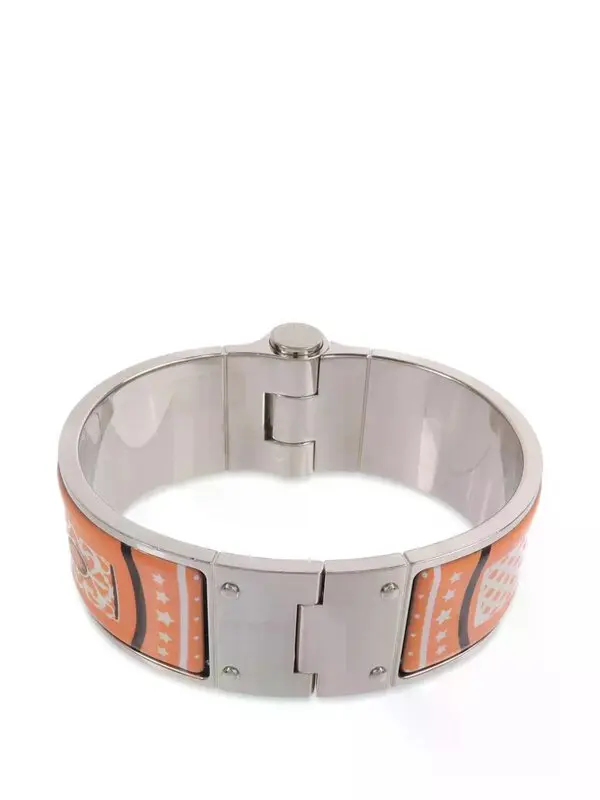 Hermès Charnière Enamel Bangle Bracelet