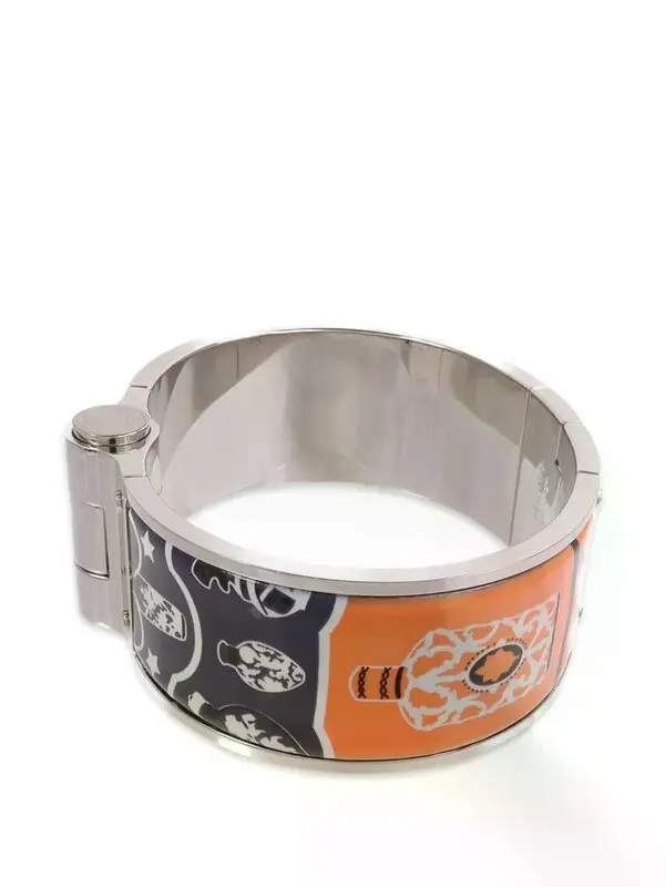 Hermès Charnière Enamel Bangle Bracelet