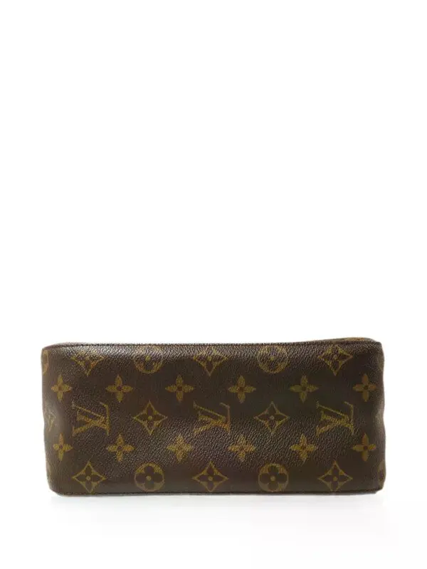 LOUIS VUITTON Monogram Canvas Mm Looping Tote Bag - Brown