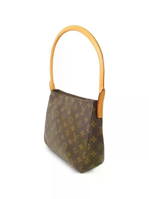 LOUIS VUITTON Monogram Canvas Mm Looping Tote Bag - Brown