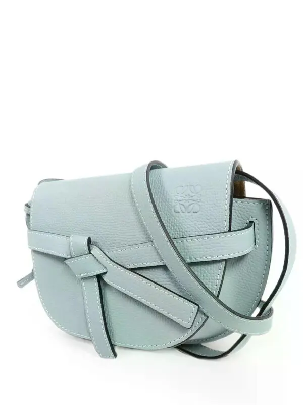 Loewe Mini Gate Dual Shoulder Bag - Blue