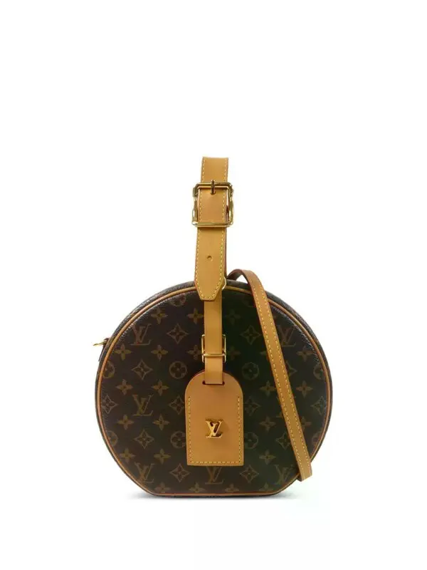 LOUIS VUITTON Petite Boite Chapeau Monogram Shoulder Bag - Brown
