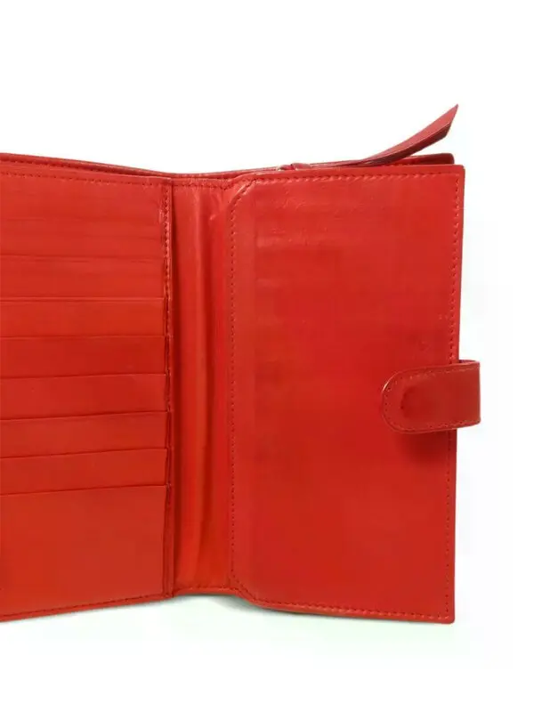 Bottega Veneta Intrecciato Long Wallet - Red