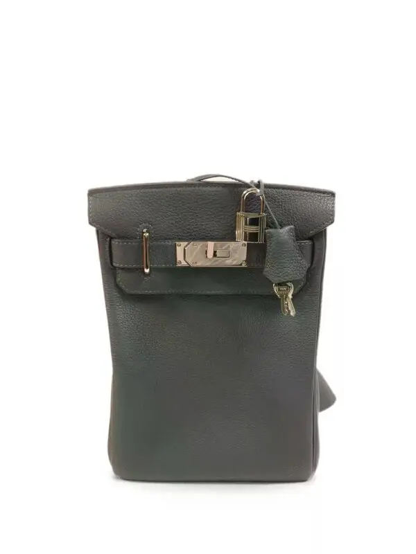 Hermès 2024 Pm Hac A Dos Togo-leather Backpack - Grey