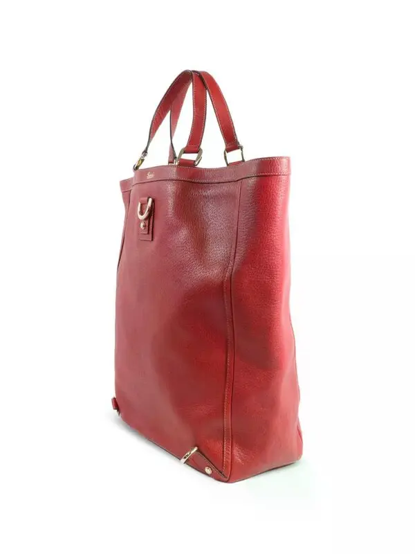 Gucci Logo-print Tote Bag - Red