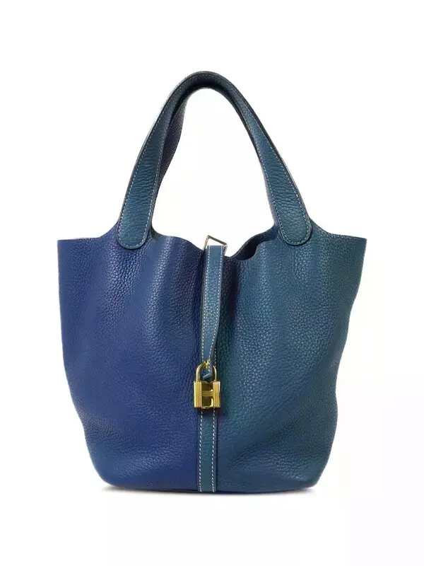 Hermès 2019 Mm Picotin Tote Bag - Blue
