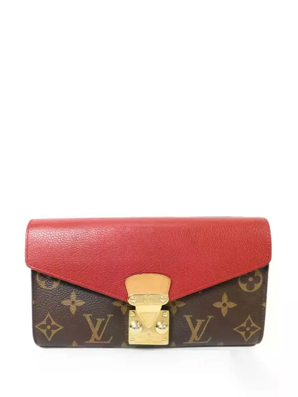 LOUIS VUITTON Monogram Pallas Wallet - Brown