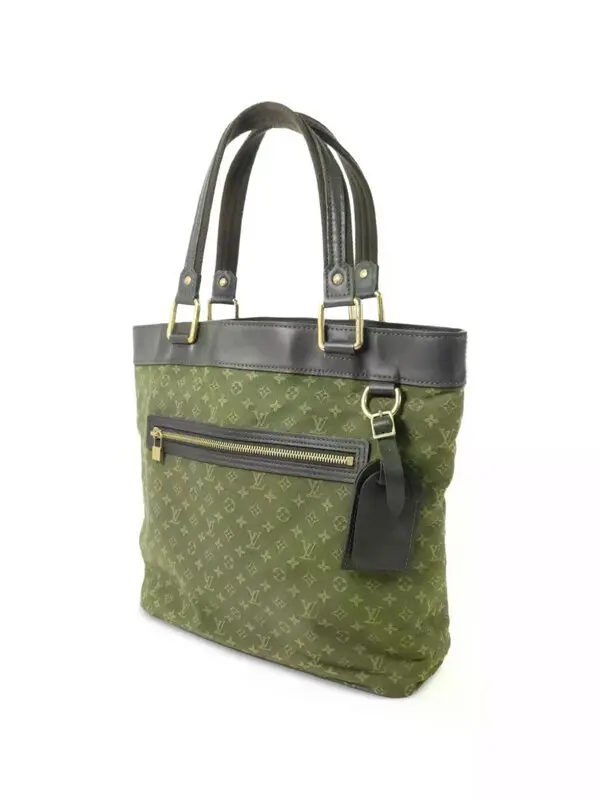 LOUIS VUITTON Mini Monogram Lucille Gm Tote Bag - Green