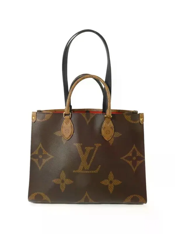 LOUIS VUITTON Monogram Giant On The Go Tote Bag - Brown