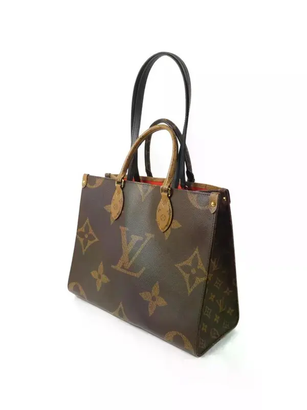 LOUIS VUITTON Monogram Giant On The Go Tote Bag - Brown