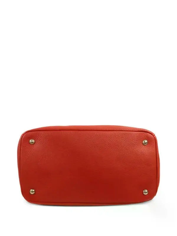 Prada Leather Shoulder Bag - Red