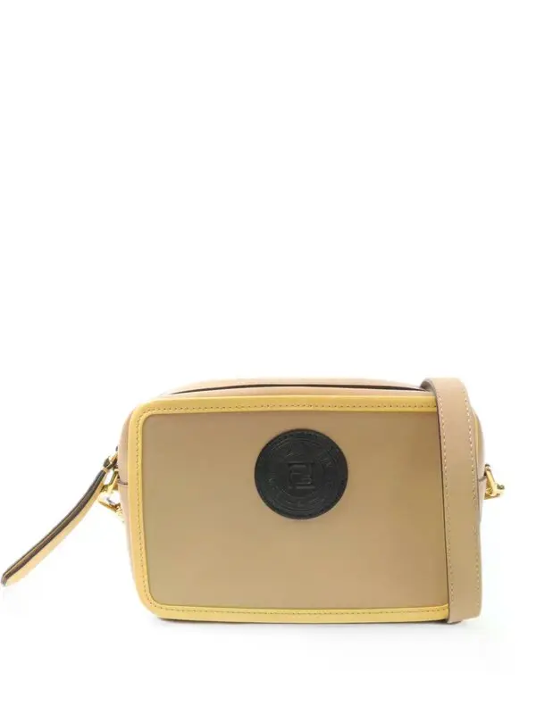 Fendi Cam Logo-patch Crossbody Mini Bag - Neutrals