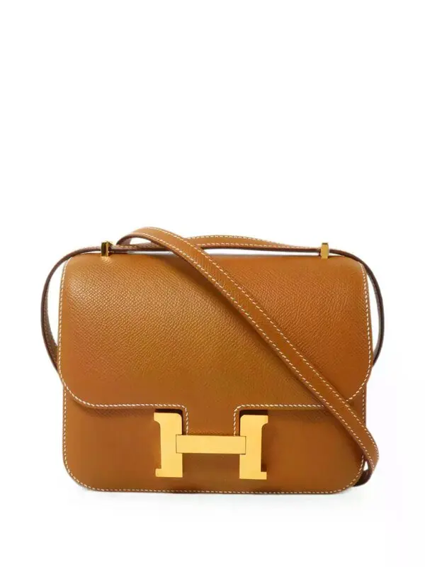 Hermès Mini Constance Shoulder Bag - Brown